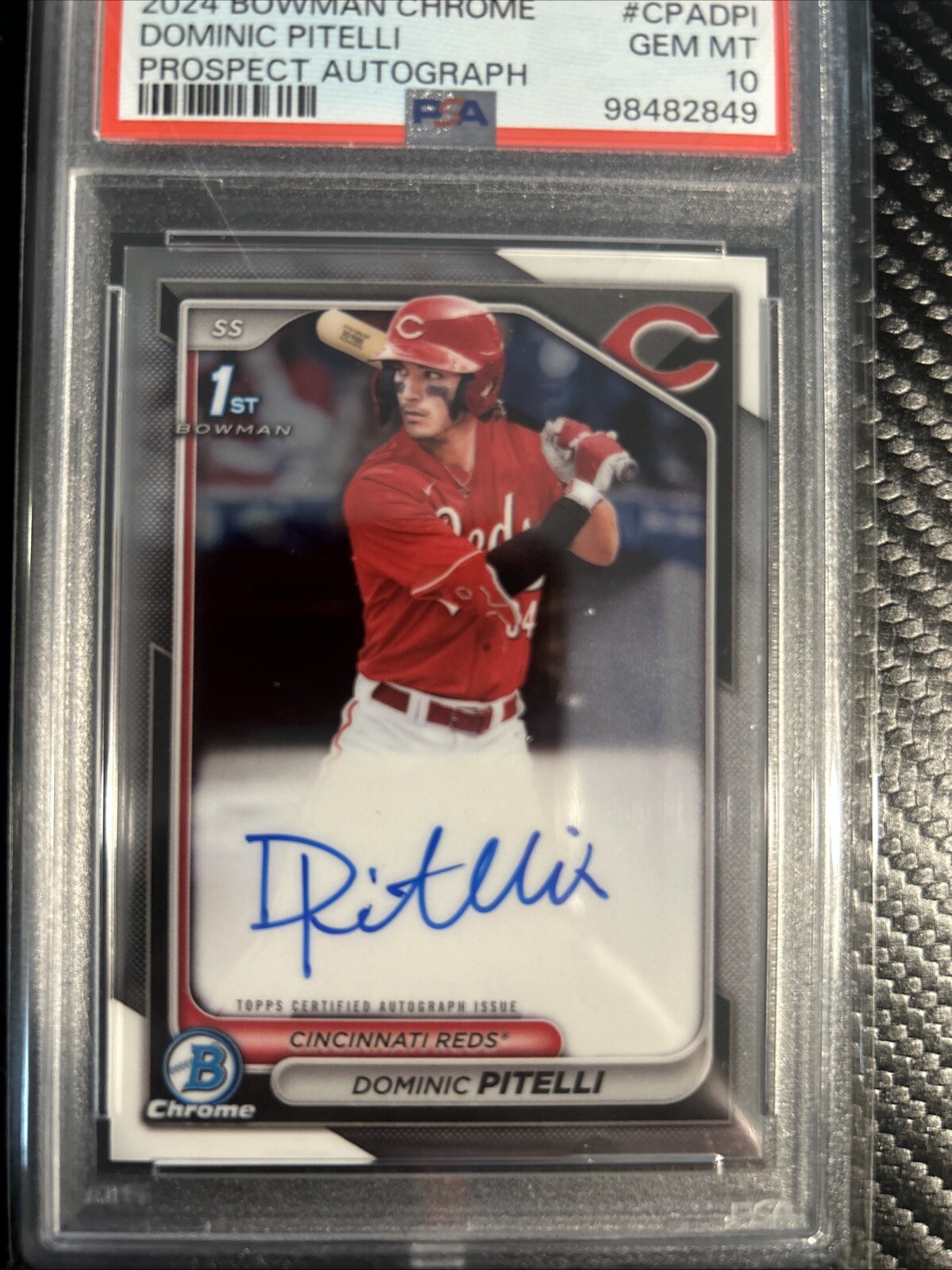 2024 Bowman Chrome - Prospect Autographs Dominic Pitelli #CPA-DPI (AU ...