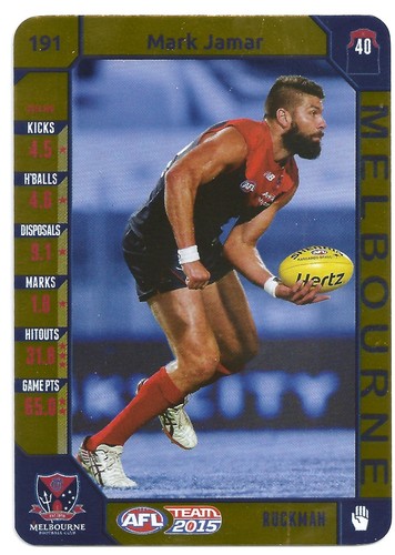 2015 Teamcoach GOLD (191) Mark JAMAR Melbourne | eBay