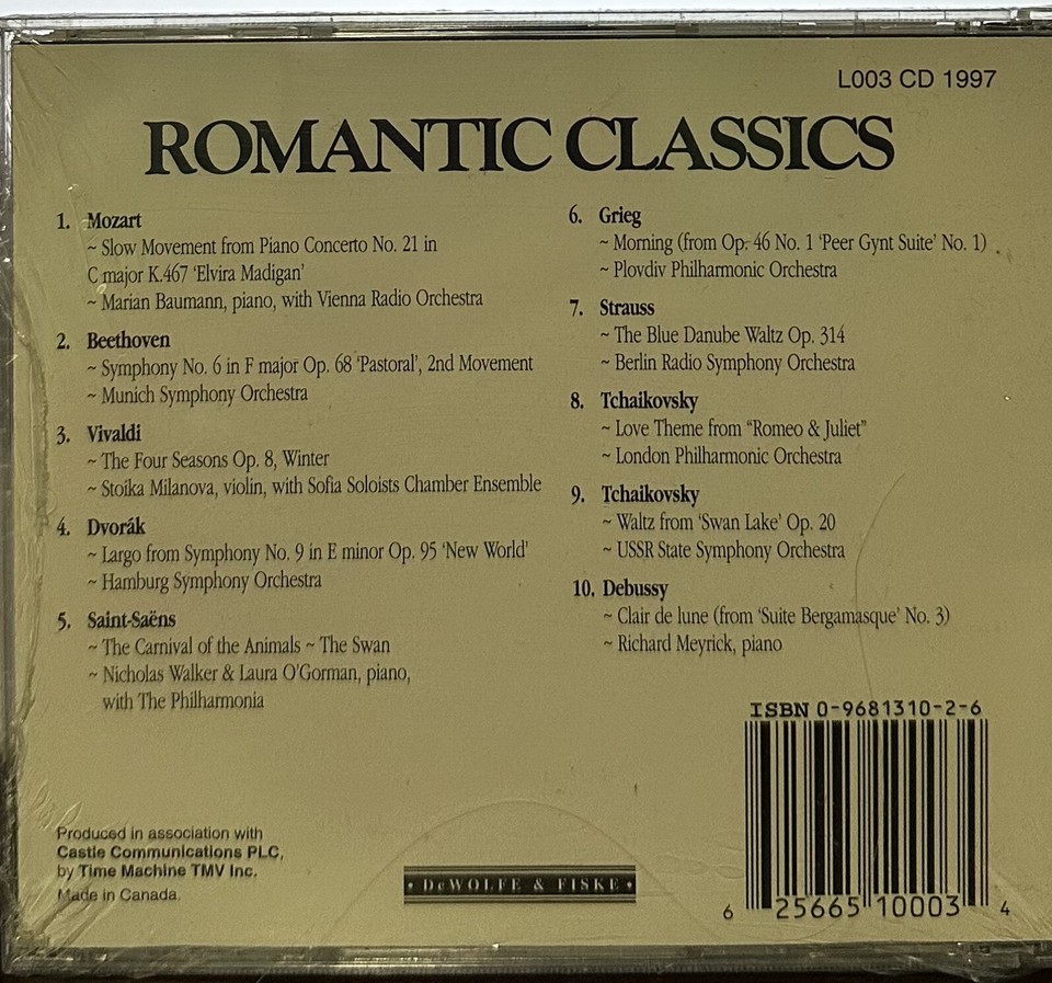 Romantic Classics (CD) | eBay
