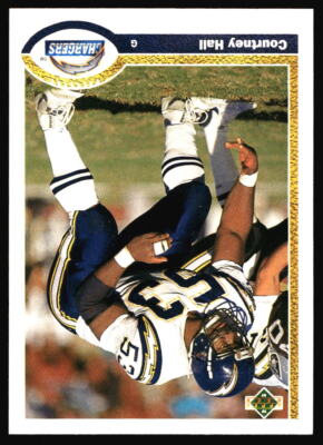 1991 Upper Deck Courtney Hall #218 San Diego Chargers | eBay