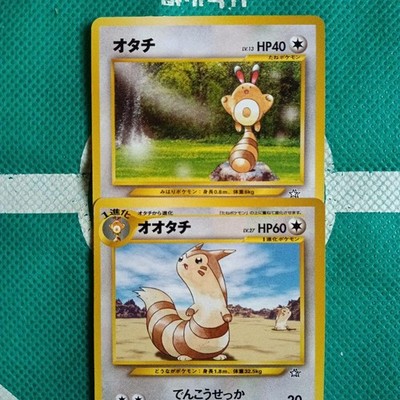 Oshawott old back Pokemon card evolution line | eBay