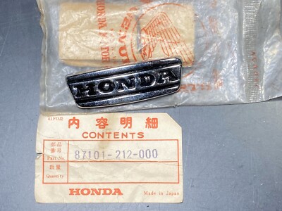 Honda C92 CA92 C95 CA95 EMBLEM FRONT CASE / NOS | eBay