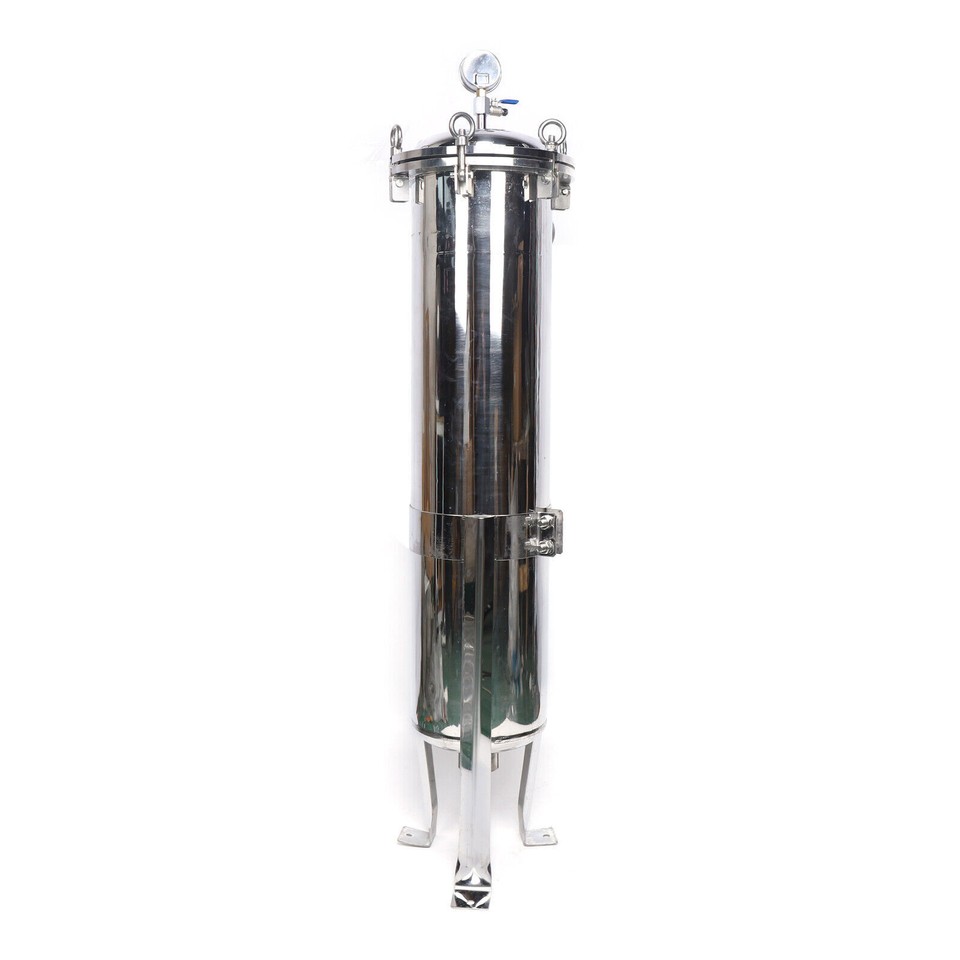2" NPT Bag Filter Housing 150 Psi 304 Stainless Steel In/Out #2 Bag ...