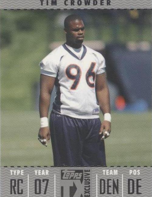 2007 Topps TX Exclusive - Tim Crowder #155 Silver Tickets /49 (RC) for ...