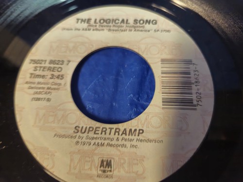 SUPERTRAMP - GOODBYE STRANGER / THE LOGICAL SONG 7" VINYL 45 RPM SINGLE ...