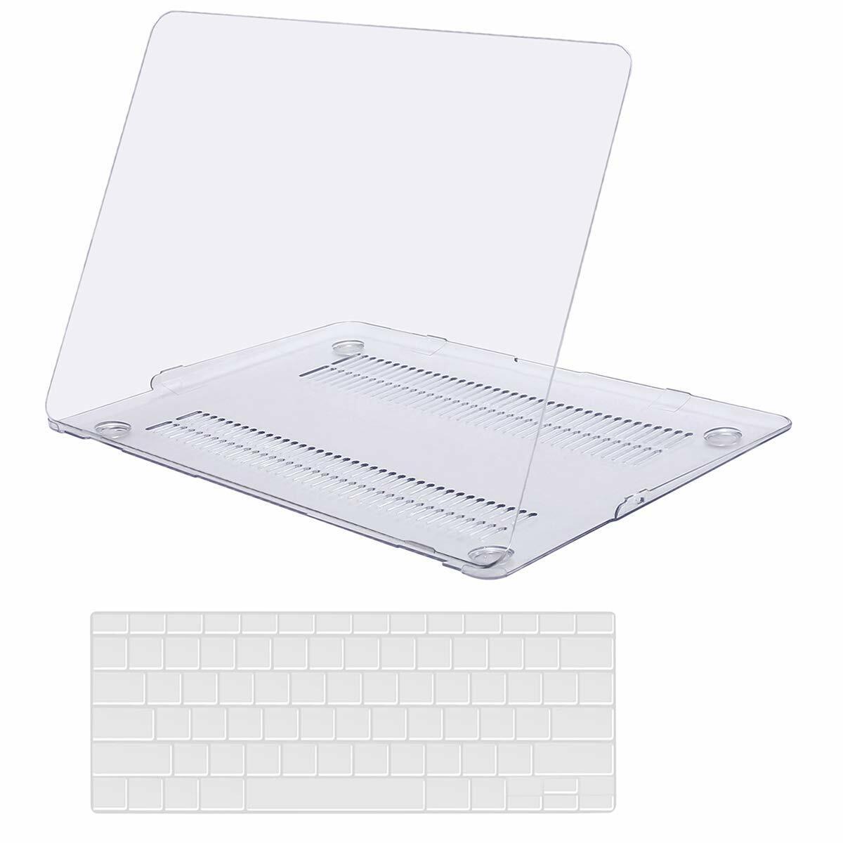 Clear Hard Shell Case for 2012-2024 Macbook Air Pro 16 15 13.6 13 12 11 ...