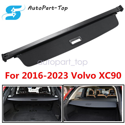 For Volvo XC90 2016-2020-2022 2023 Rear Trunk Cargo Security Cover ...