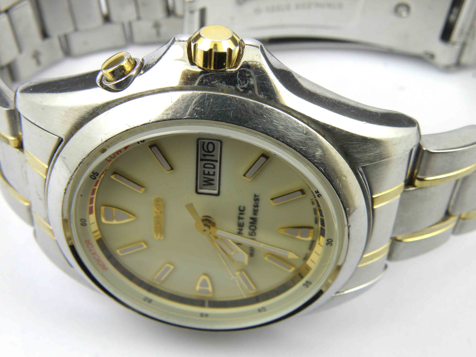 Gents Seiko Kinetic Watch 5M63-0AB0 - 100m | eBay UK