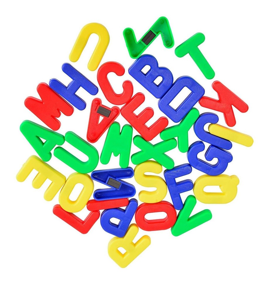 MAGNETIC Alphabet CAPITAL Letters Fridge Magnets Toy Kids Learning ...