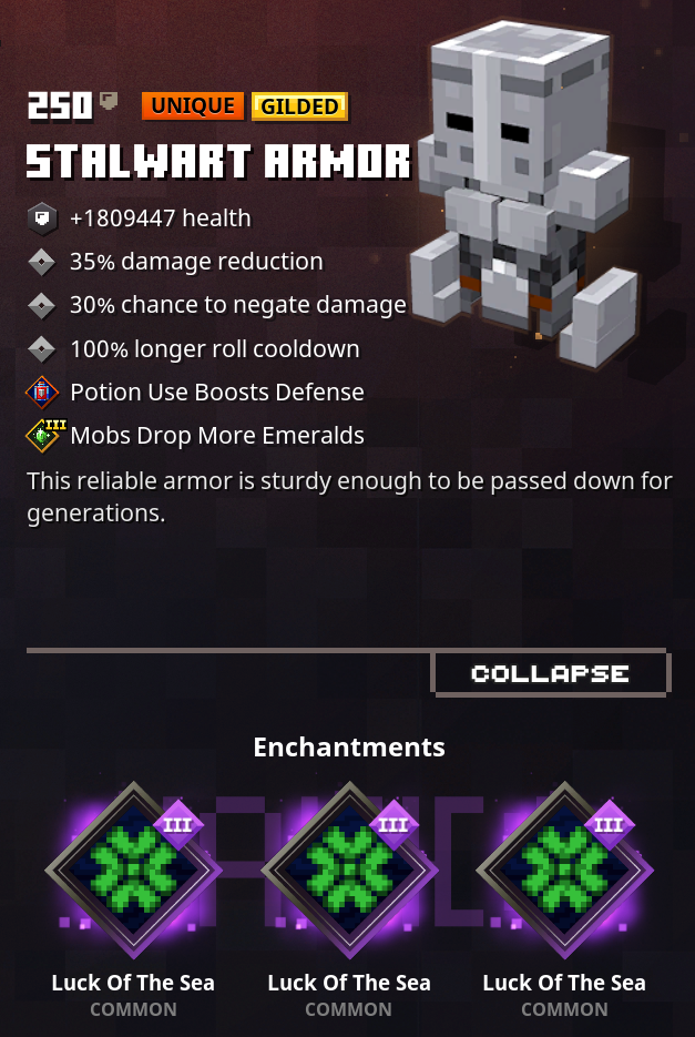 Armure Enchantée De Minecraft Enchantements | Wiki Du SkyBlock