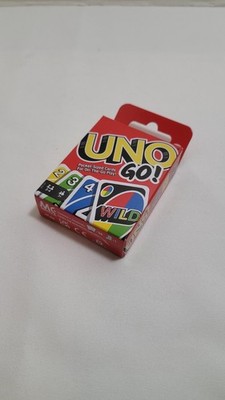 UNO Go! Pocket Sized Cards For On The Go Play Mattel Games New Ages 7 ...