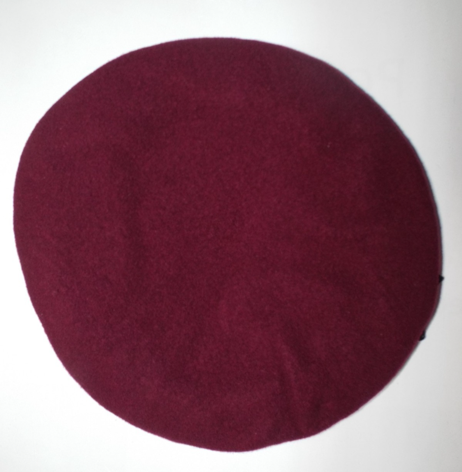 US Military Army Style ASU Maroon Wool Beret Size 7 1/4 Air Borne Unit ...