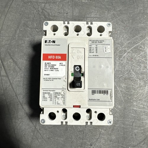Eaton/Cutler Hammer HFD3060 Circuit Breaker | eBay