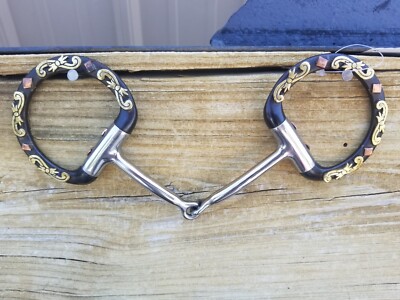 Floral Engraved D Ring Snaffle Bit | eBay