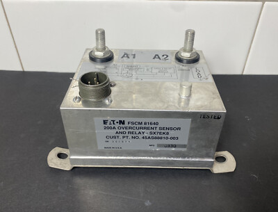 Eaton FSCM 81640 SX7EK8 200A Overcurrent Sensor and Relay -Military ...