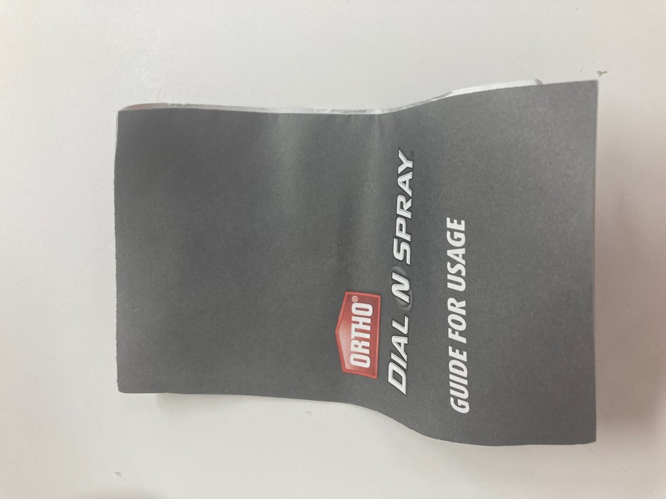 Ortho Dial 'N Spray Hose End Sprayer Bottle garden lawn Red | eBay