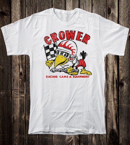 Retro Hot Rod Tee T Shirt Speed Shop Drag Race Racing Crower Racing ...