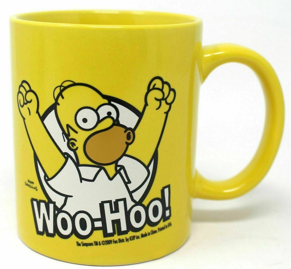Homer The Simpsons 2 Coffee Mug Cup Set Home TV Cartoon Animation Woo ...