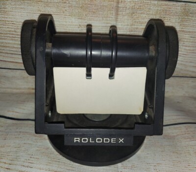 Rolodex & Business Card Files - Vintage 1970S