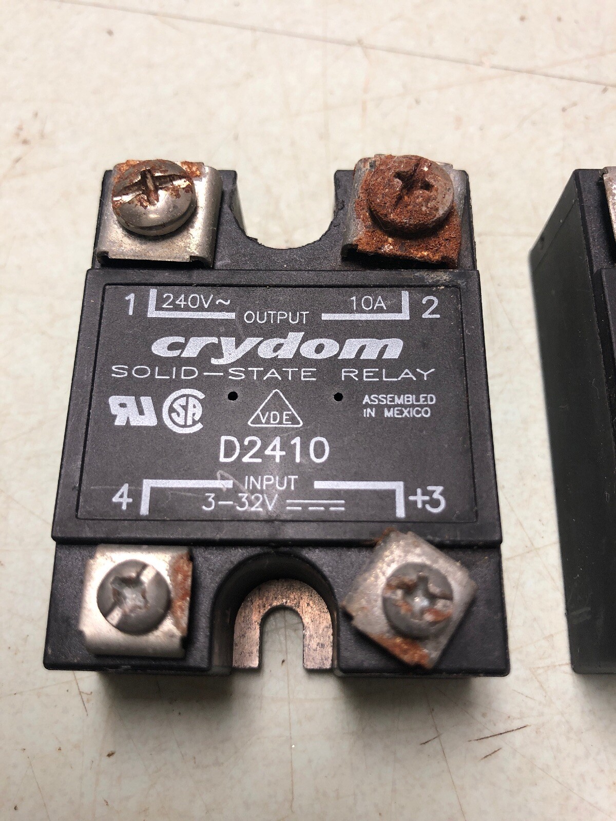 (2) Crydom D2410 Solid State Relay / 10 Amp, 240 Volt 30 Day WTY Free Shipping | eBay
