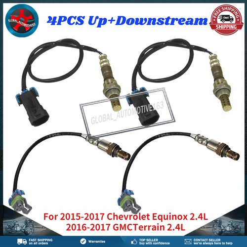 4PCS Up+Downstream Oxygen O2 Sensor For 2016-2017 Chevy Equinox GMC ...