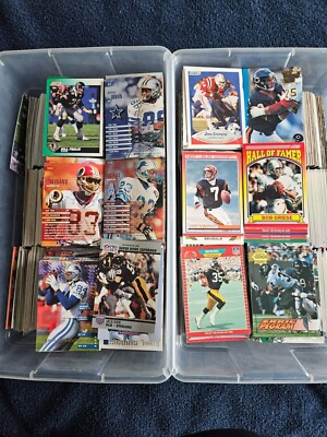 Over 2100 Football Trading Cards Lot - Topps, Fleer, ProLine, Score ...