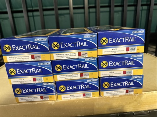 HO 187 lot of nine different numbers exact Rail KGLX open top hopper ...