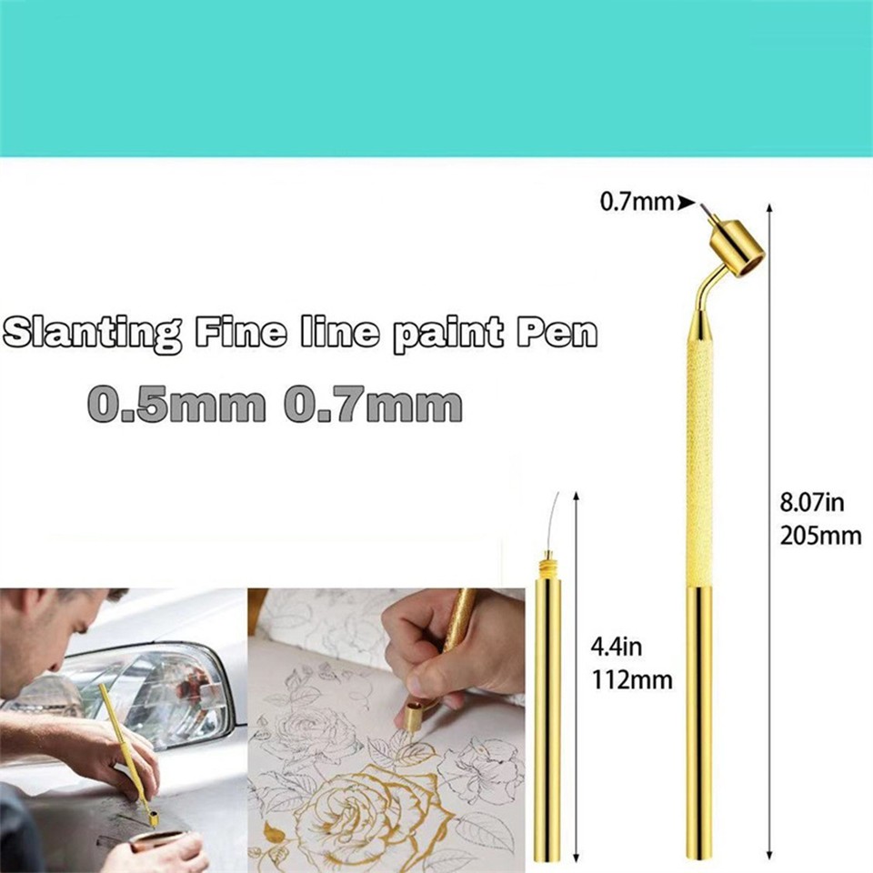 Gold Label Detailing Fine Line Fluid Writer 0.5/0.7mm Tip Paint ...