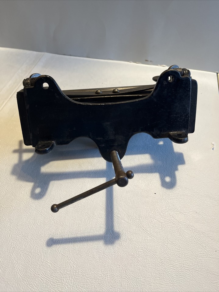 VTG Antique Cast Iron Metal Leather Cutter Skiver Splitter Leather Tool ...