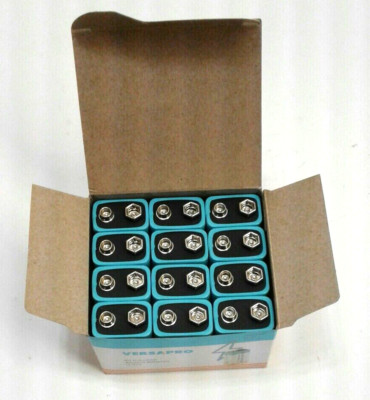 VersaPro 11483267 9 Volt Industrial Alkaline Batteries 6LR61 VER-9V 12 ...