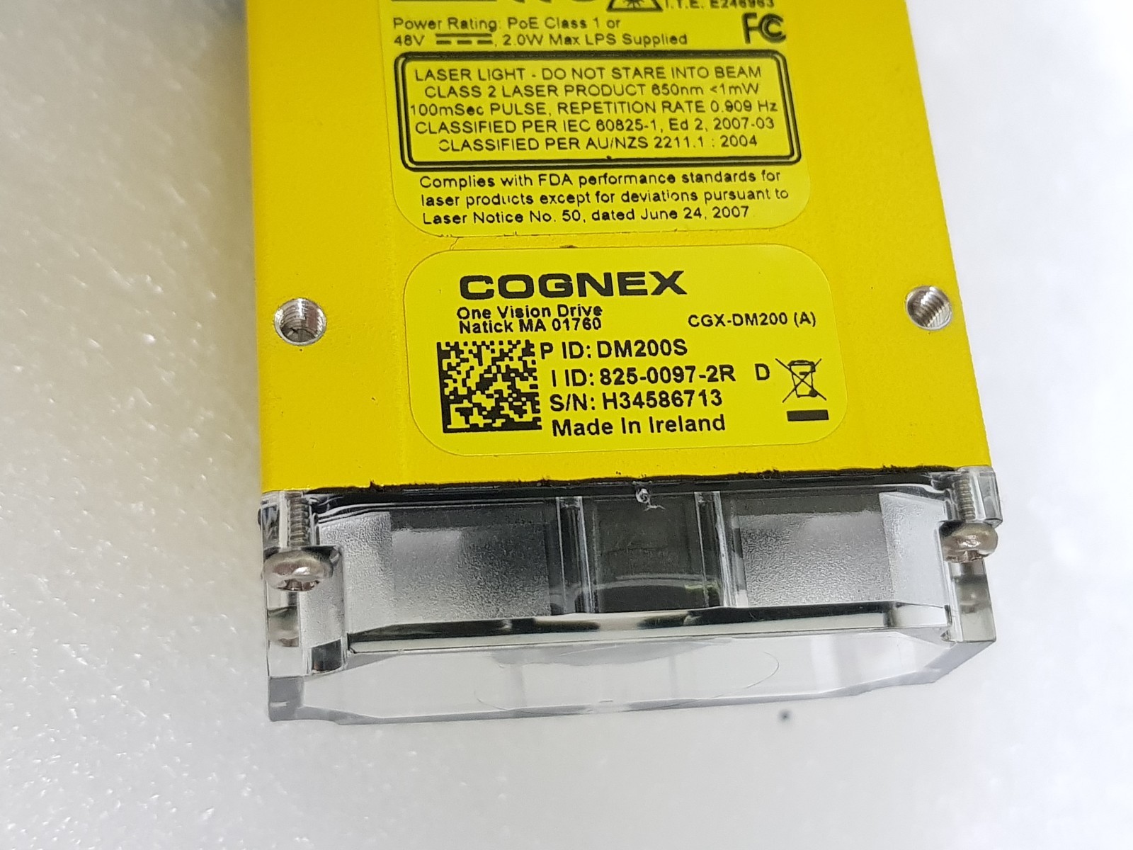 COGNEX BARCODE READER DM200S P/N 825-0097-2R D #2 | eBay