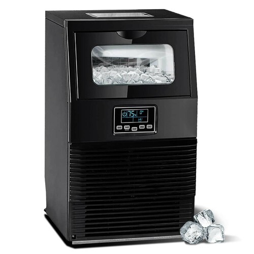 88lbs Commercial Ice Machine Bar Ice Maker Undercounter Restaurant Ice ...