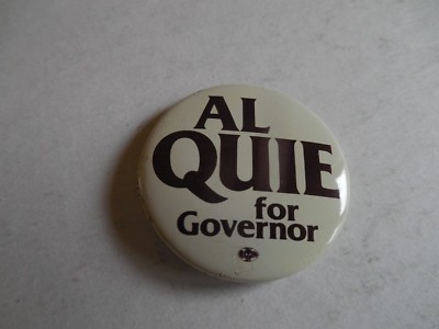 Minnesota Governor Campaign Local Pin Back Button Al Quie Political ...
