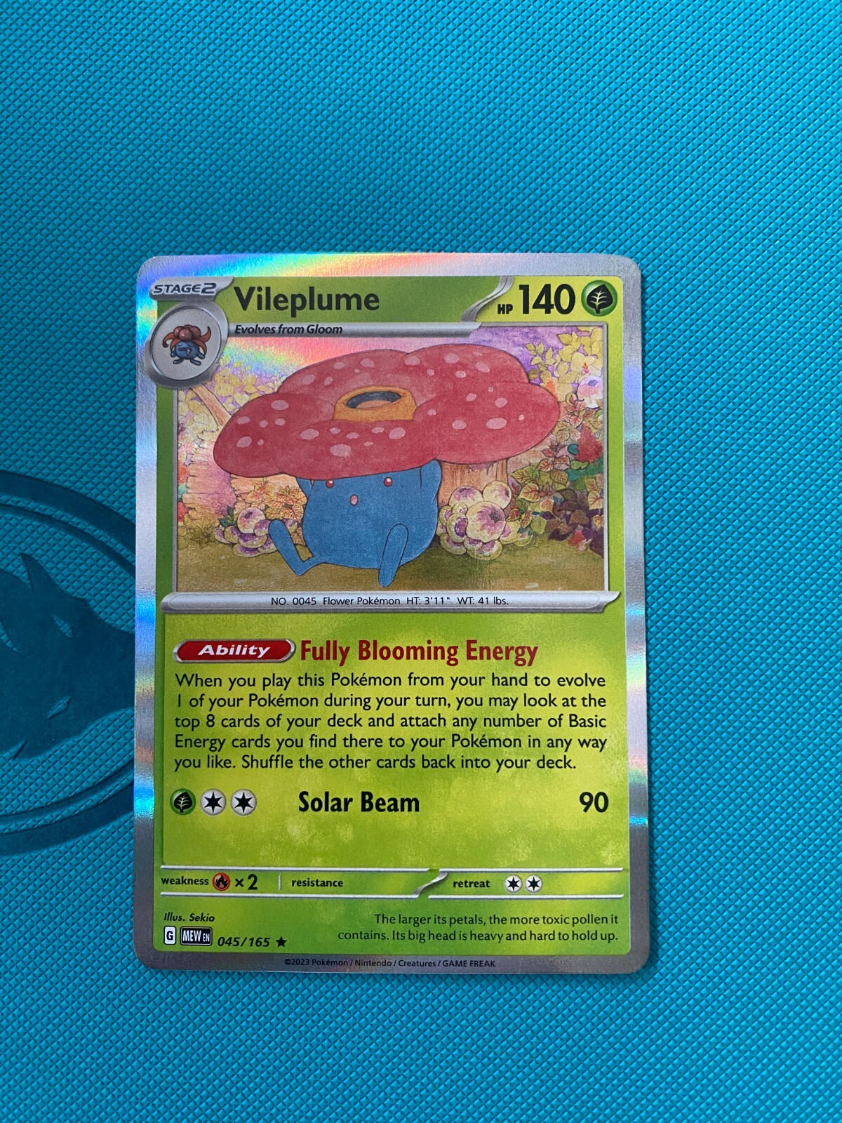 HOLO Vileplume 045/165 NM / M - 151 Scarlet Violet Pokemon Card $2 ...