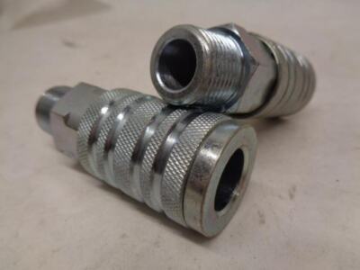 2 PACK C9 1/2" I/M/T DESIGN x 1/2" MNPT STEEL COUPLER AMFLO C9 R15T1 | eBay
