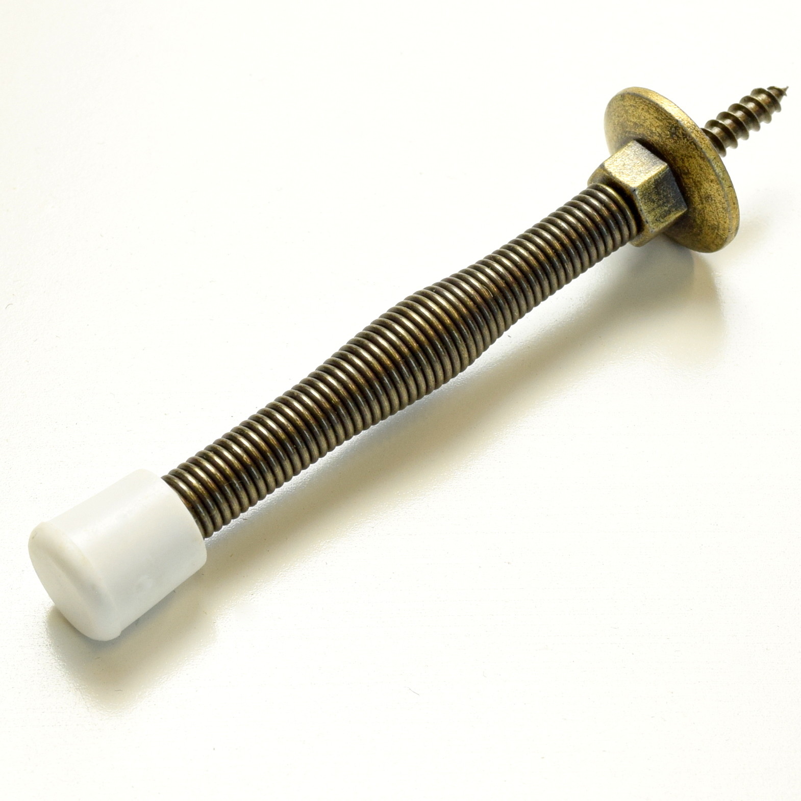 Antique Brass Spring Door Stop with Fixed Screw, Taymor 25-4675-AB | eBay
