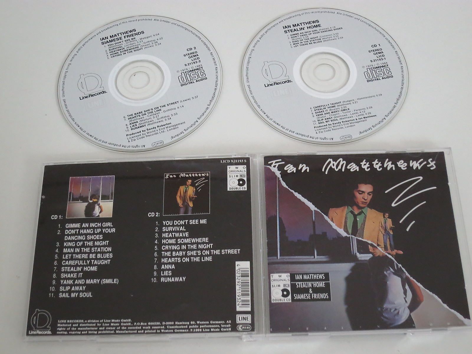 Ian Matthews/Stealin' Home/Siamese Friends(Line Licd 9.21193 S) 2xCD ...