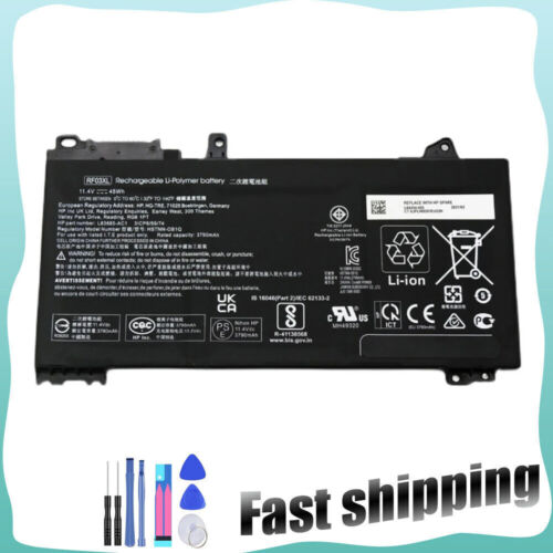RE03XL Battery for HP ProBook 430 440 445 450 455R G6 430 440 445 450 ...