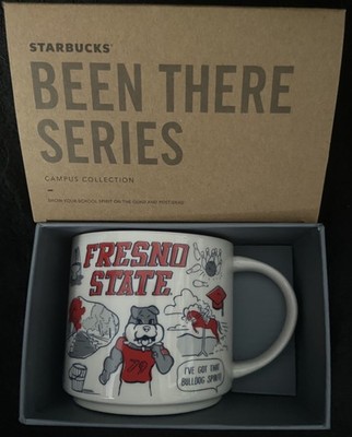 NEW IN BOX Starbucks Been There Series Campus Collection FRESNO STATE ...
