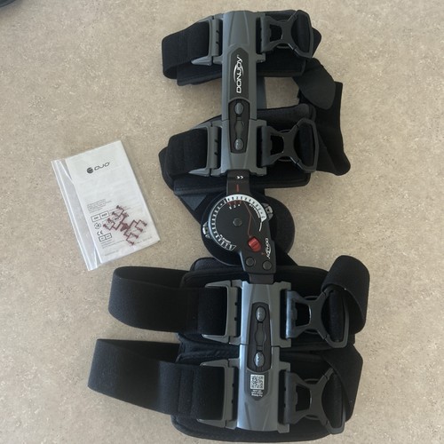 DonJoy Post-Op Adjustable Knee Brace X-Act Rom Extension, changeable ...