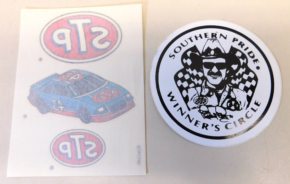 Nascar Petty 1990s Auto Decal STP, Auto Meter, Edelbrock Champion ...