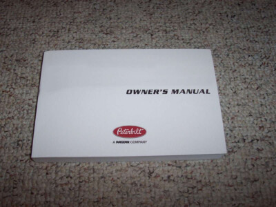 2017 Peterbilt 520 Trucks Owner Operator Manual User Guide | eBay