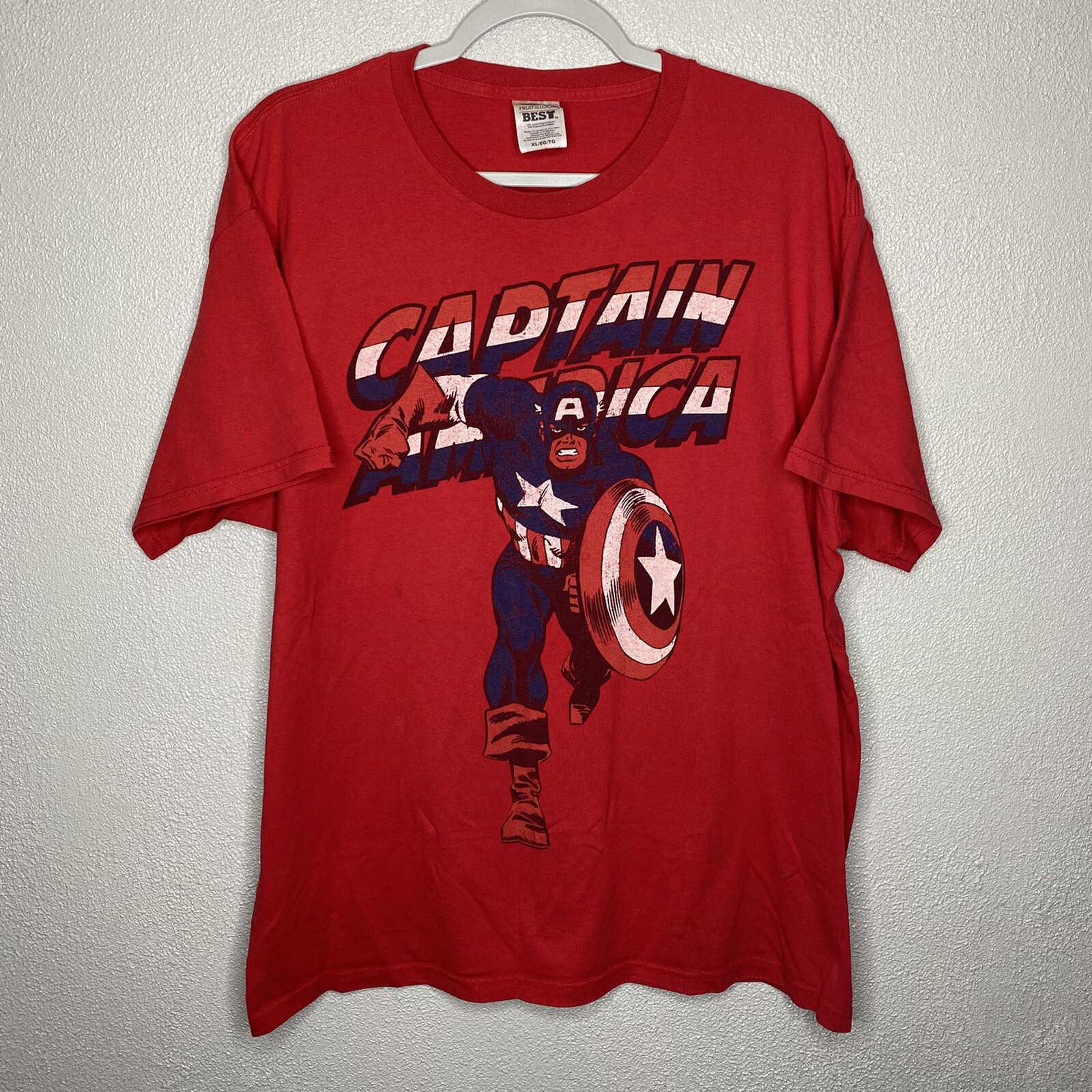 Vintage Marvel Captain America Shirt Mens XL - Gem