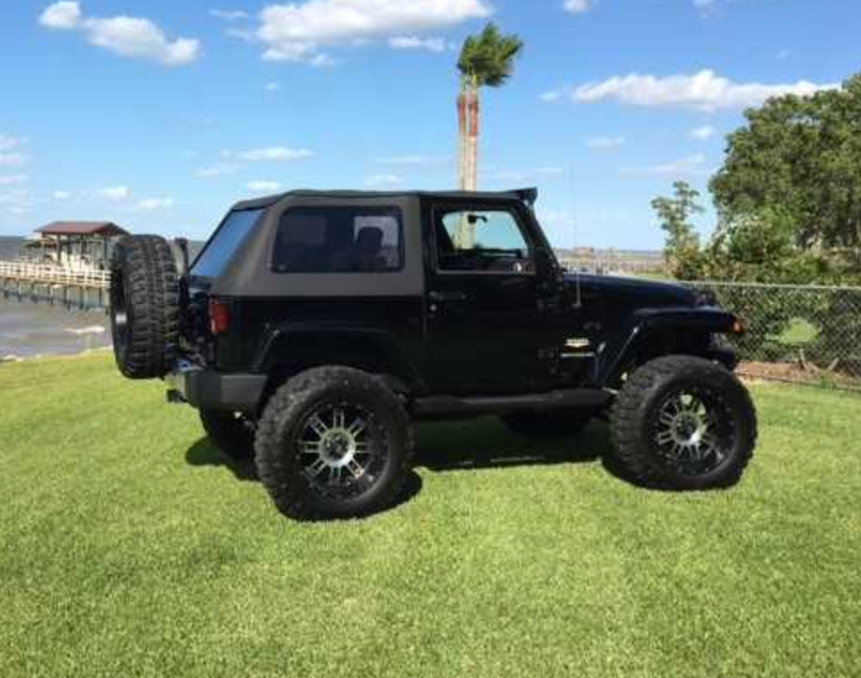 Complete Frameless Soft Top with Hardware for 2007-2017 Wrangler 2 Door ...