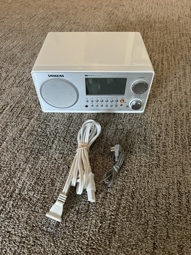 Sangean WR-2 RDS FM/AM Digital Radio Receiver Table Top White/Cream ...