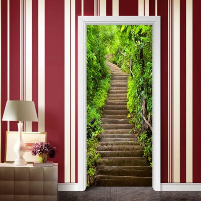 3D Door Sticker Wall Decals Mural Wallpaper Self Adhesive Home Decor ...