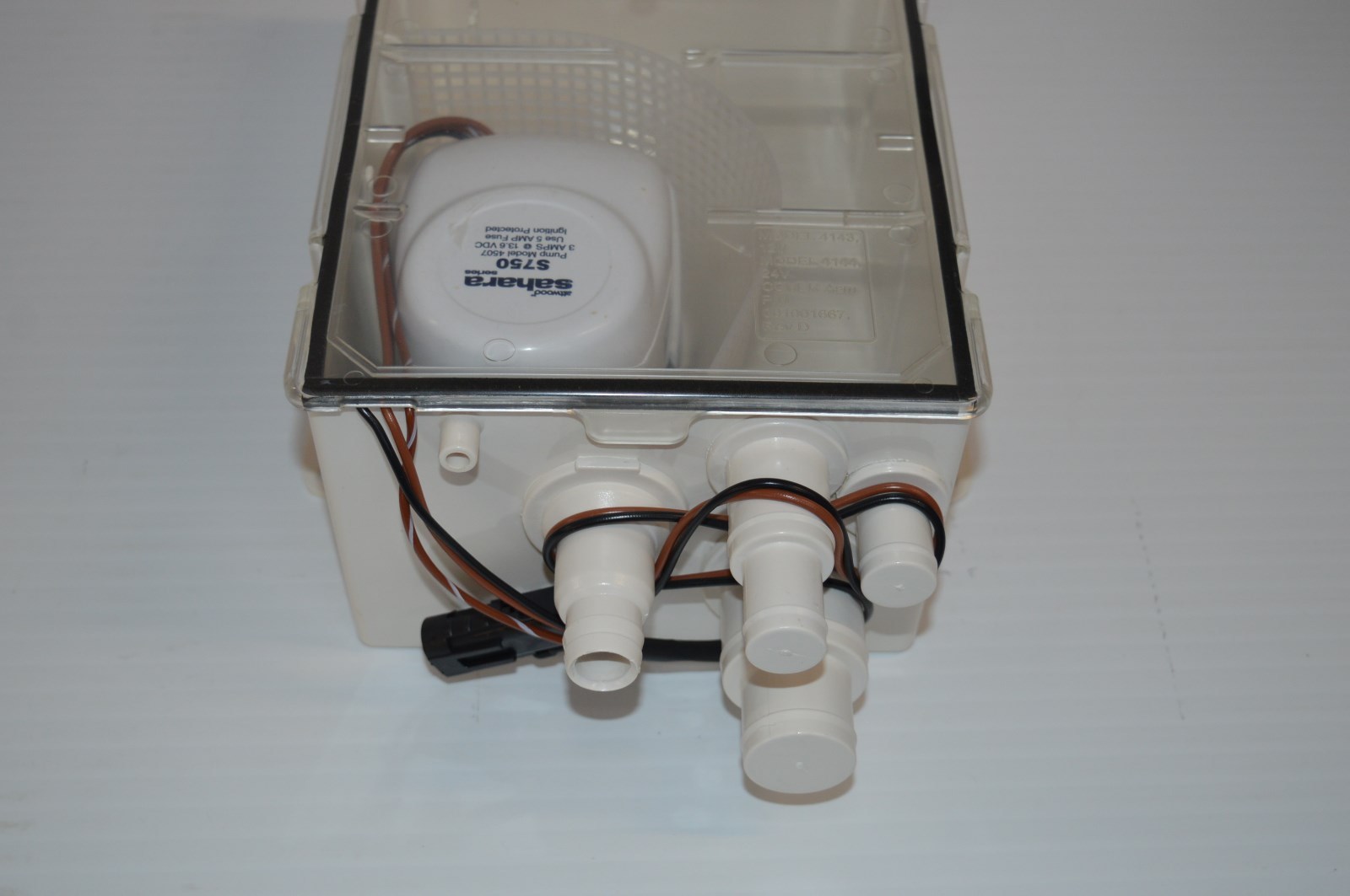 NEW SEA RAY SHOWER SUMP ASSEMBLY 750 GPM MULTI-PORT 12V SEARAY PART ...