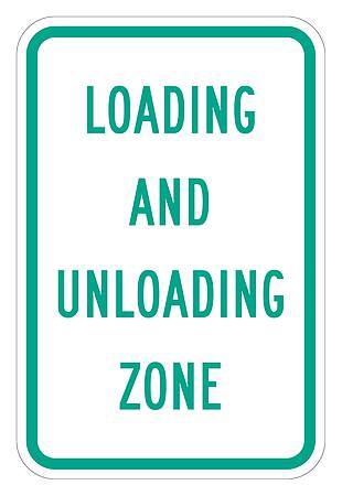LYLE T1-5505-DG_12x18 Loading & Unloading Zone Sign,18" x 12" | eBay