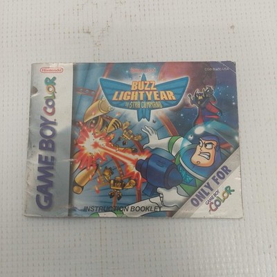 Nintendo Game Boy Color Buzz Lightyear of Star Command Instruction ...