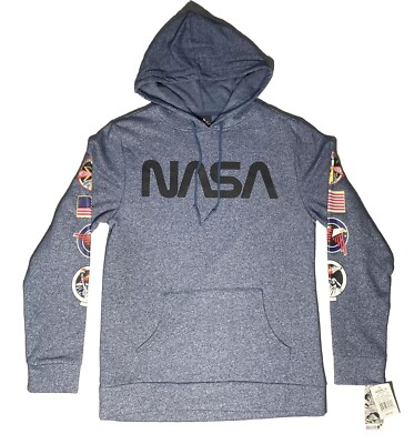 NASA Aldrin Family Foundation Apollo Hoodie Hooded Sweatshirt Men's ...